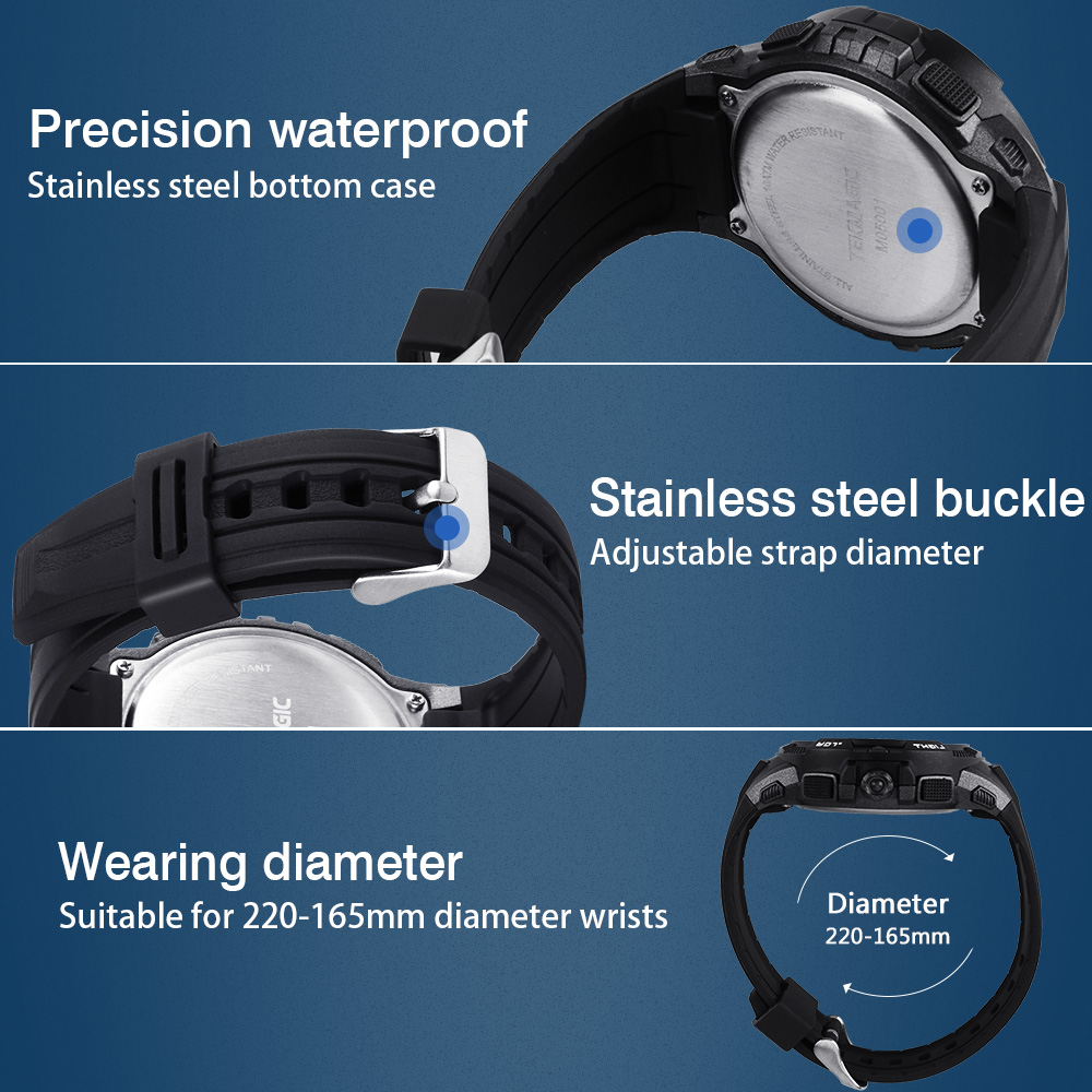 10 ATM Waterproof Watch